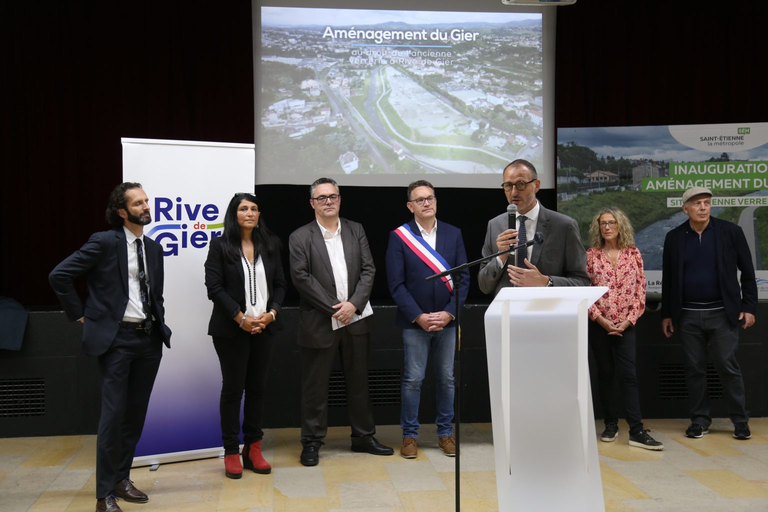 Inauguration des Berges du Gier (42) — Epora